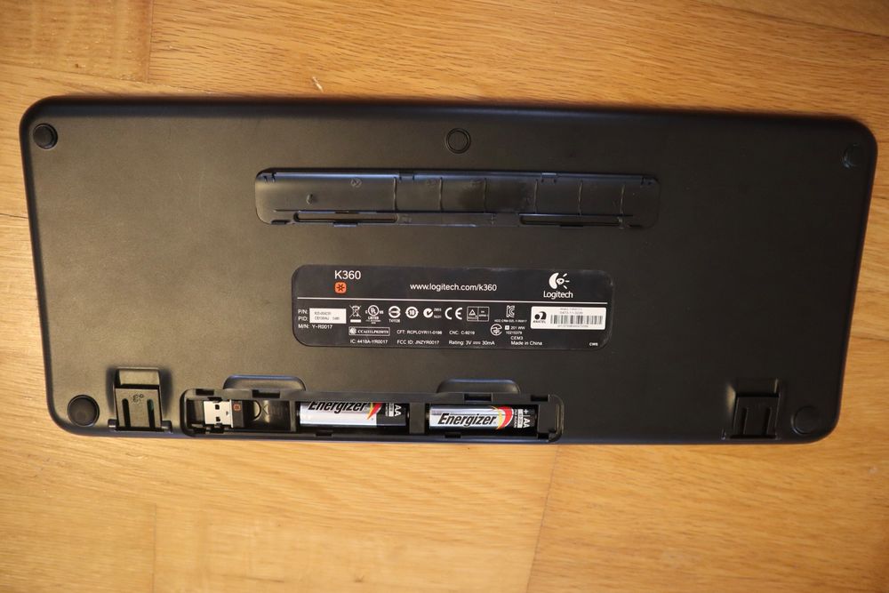 Logitech Wireless Keyboard K360, Fingerprint Flowers (Gebraucht) in ...