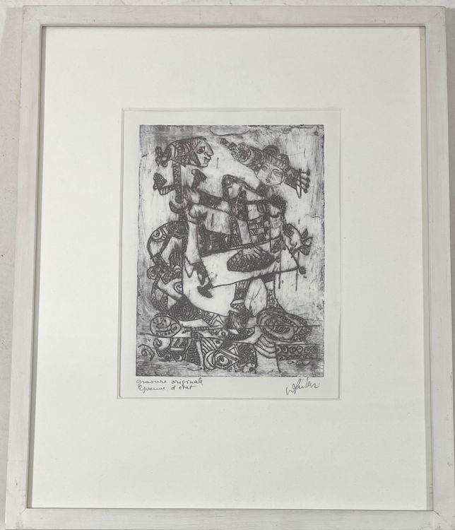 Interessante Radierung unleserlich Signiert (Gebraucht) in Root für CHF 34 – mit Lieferung auf ...