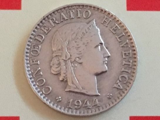 20 Rappen 1944 ss-vz (Gebraucht) in Elsau für CHF 1.2 – mit Lieferung auf Ricardo kaufen