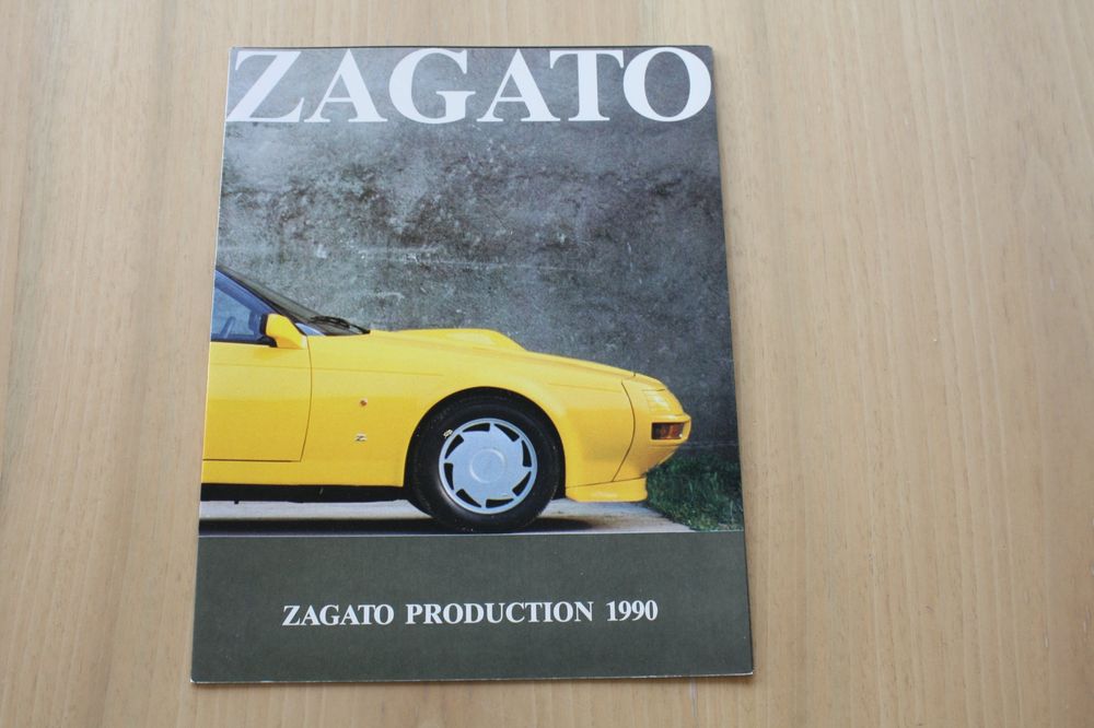 Zagato Prod. 1990 Prospekt, Stelvio/S.Z./Maserati Spyder ´90 (Gebraucht ...