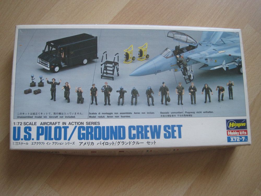 U.S Pilot Ground Crew Set Hasegawa 1/72 Rarität (Gebraucht) in Gossau ...