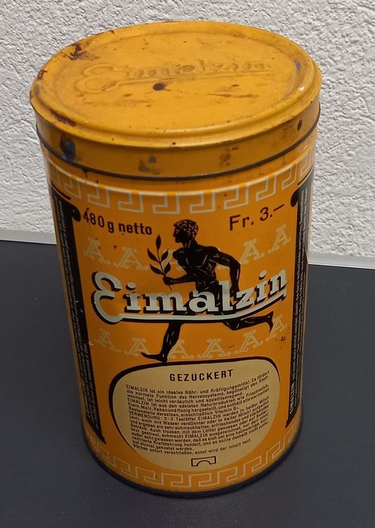 *EIMALZIN - BÜCHSE, VERBEULT /VERROSTET* DM 10/H 16CM (Gebraucht) in ...