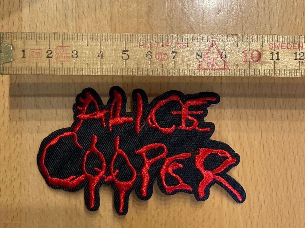 Alice Cooper Patch Sticker Aufnäher Metal Rock Band | Kaufen auf Ricardo