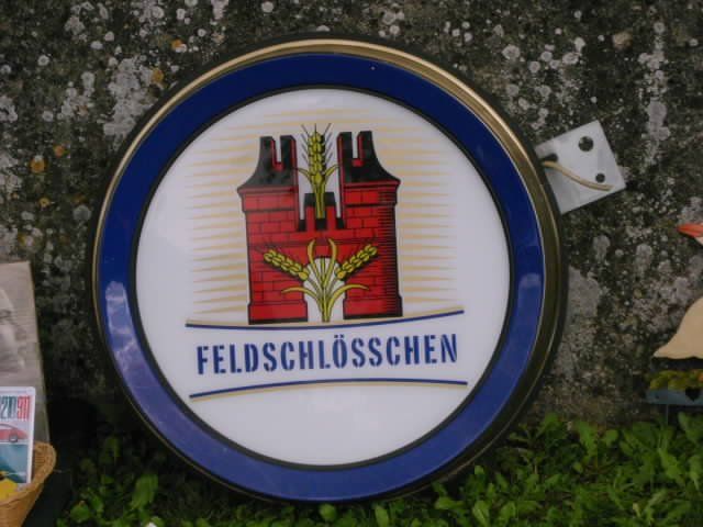 enseigne lumineuse Feldschlossen (Gebraucht) in Chêne-Bourg für CHF 115 ...