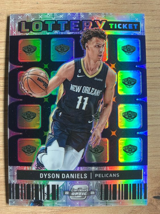 NBA Dyson Daniels RC SILVER PRIZM Lottery Ticket Optic 🔥 (Gebraucht) in ...
