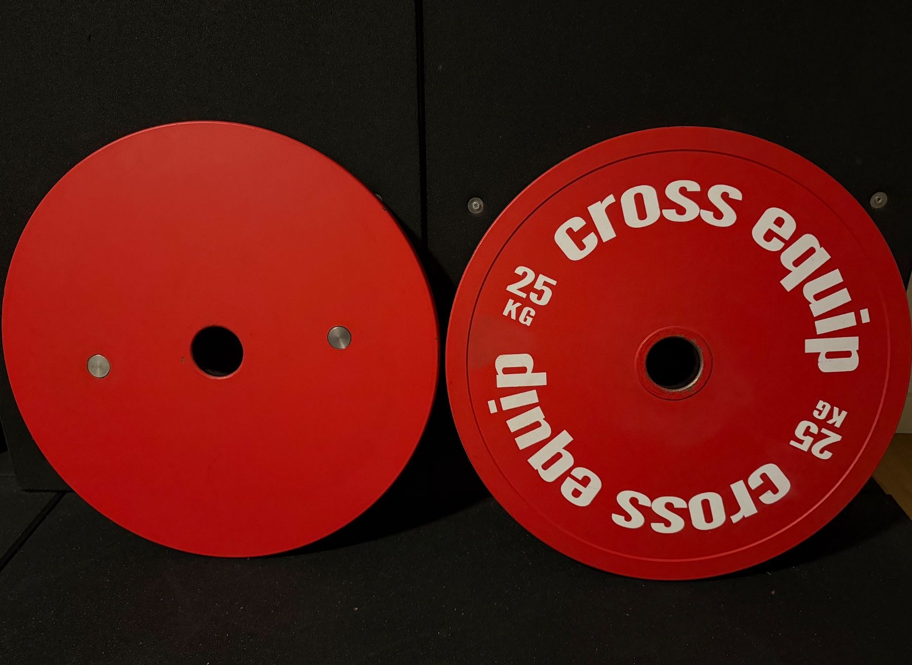 25 kg Calibrated Powerlifting Plates – Cross Equip (Set of 2 (Gebraucht ...