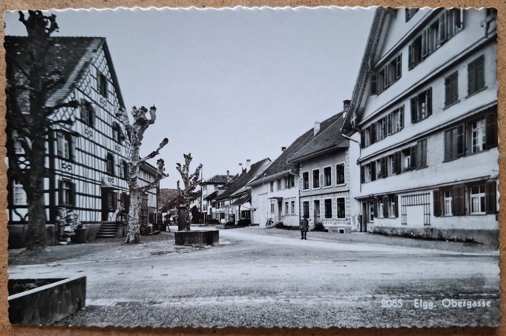 Elgg b. Winterthur «Obergasse belebt» 1939; Furter Zürich (Gebraucht) in Aarburg für CHF 5 – mit ...