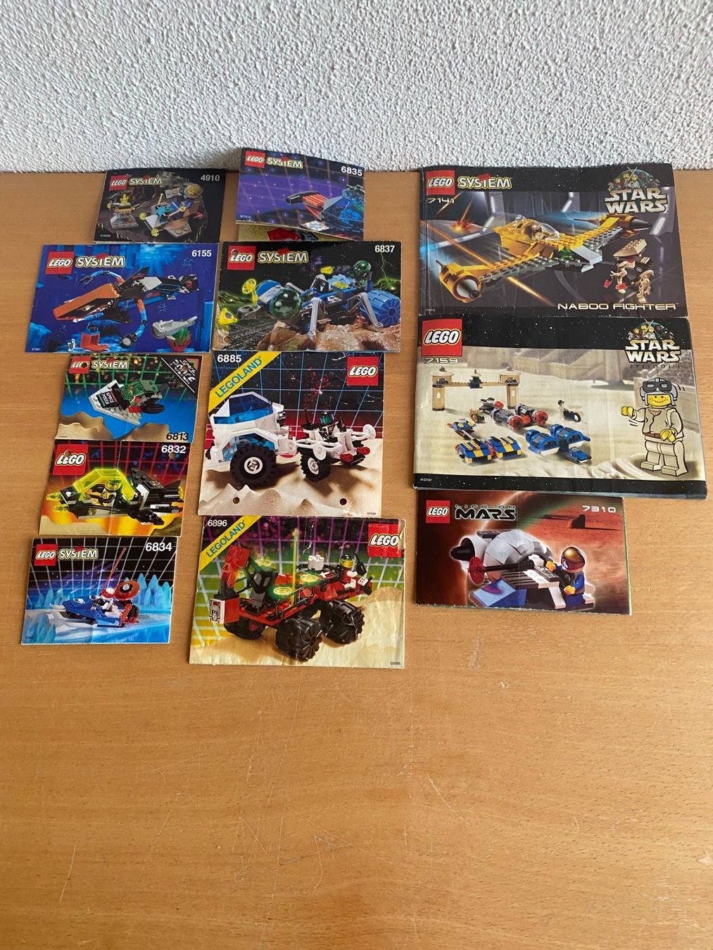 Lego Star Wars / Space Bauanleitungen Bauplan 12 Stück (Gebraucht) in ...