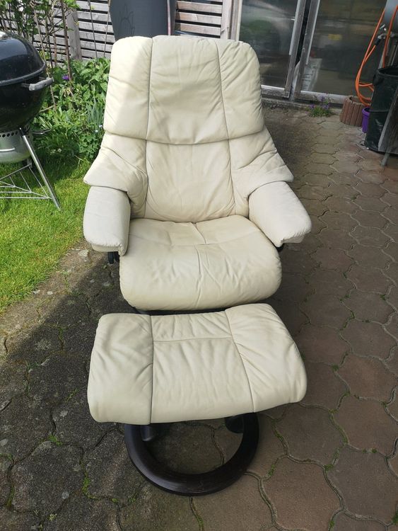 Stressless orig.Ekornes Norway Reno in hellem Beige,guter Zu (Gebraucht ...