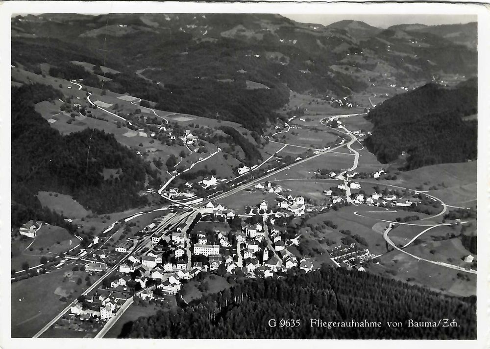 Bauma ZH Flugaufnahme Nr.9635 , 1949 (Gebraucht) in Solothurn für CHF 11 – mit Lieferung auf ...