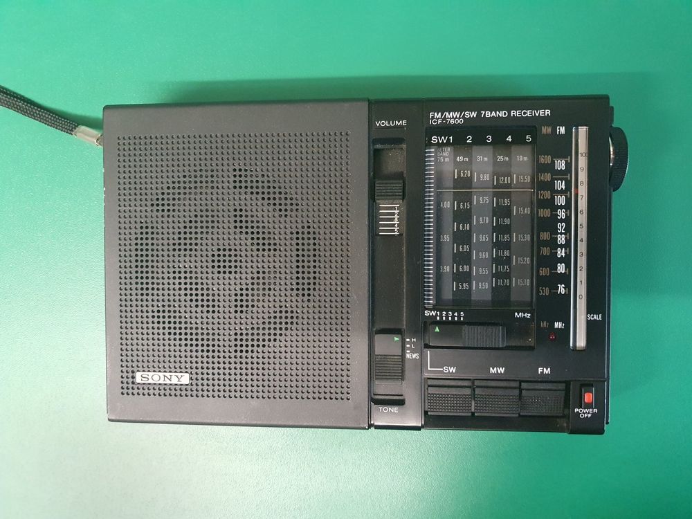 SONY ICF - 7600 WELTEMPFÄNGER 7 Band Receiver Vintage (D'occasion) à ...