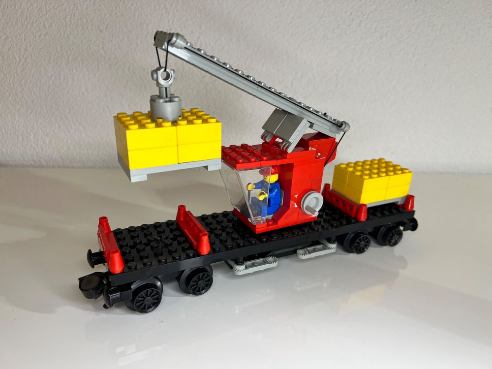 Lego 12 Volt Nr. 7817 - Kranwaggon von 1985 (Gebraucht) in Felben ...