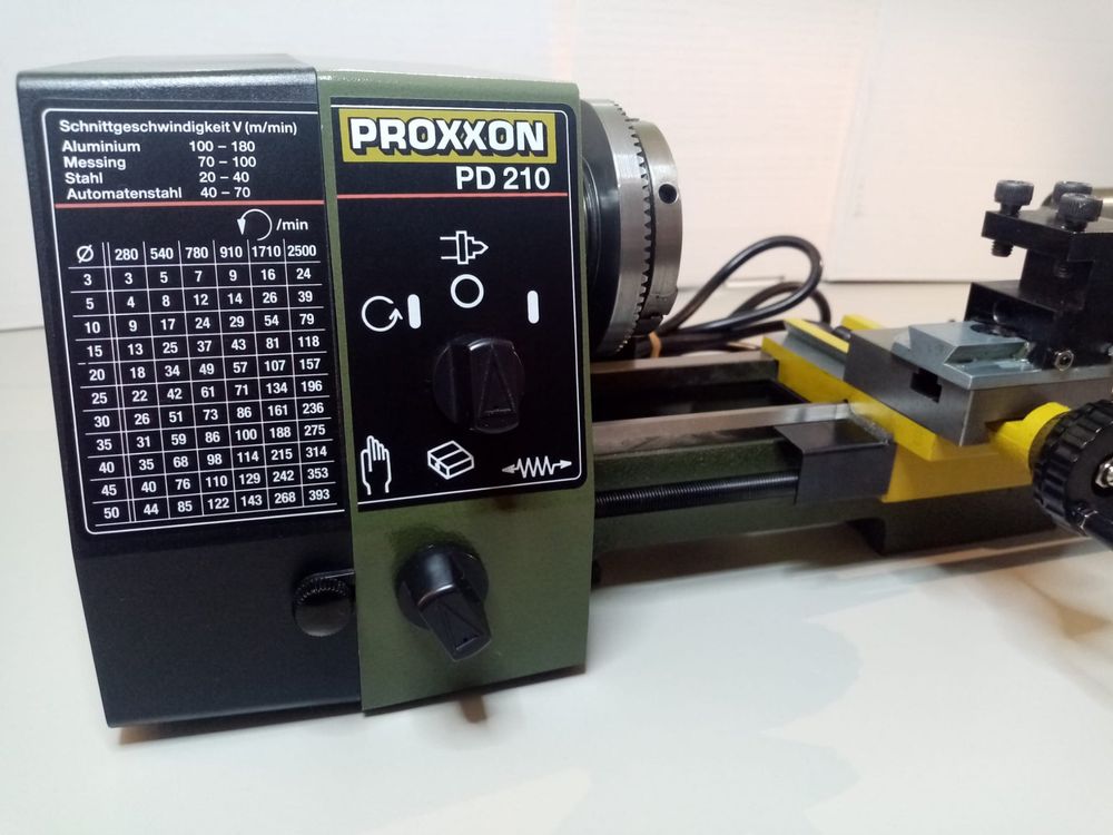 PROXXON PD-210 Drehbank TOYO MADE IN JAPAN (Gebraucht) in Schaffhausen für CHF 476.5 – mit ...