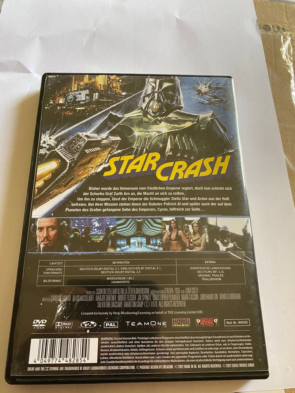 Star Crash (1978 ) DVD - Caroline Munroe, David Hasselhoff (Gebraucht ...
