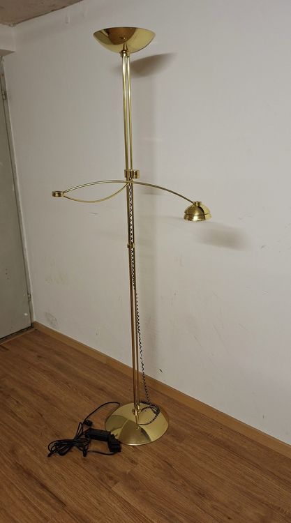 Vintage Stehlampe Dimmbar Halogen aus Messing 50/60er (Gebraucht) in Fahrweid für CHF 209 – nur ...