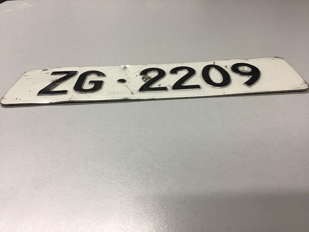 Auto-Kennzeichen/Schild/Nummer "ZG 2209" (Gebraucht) in Elsau für CHF ...