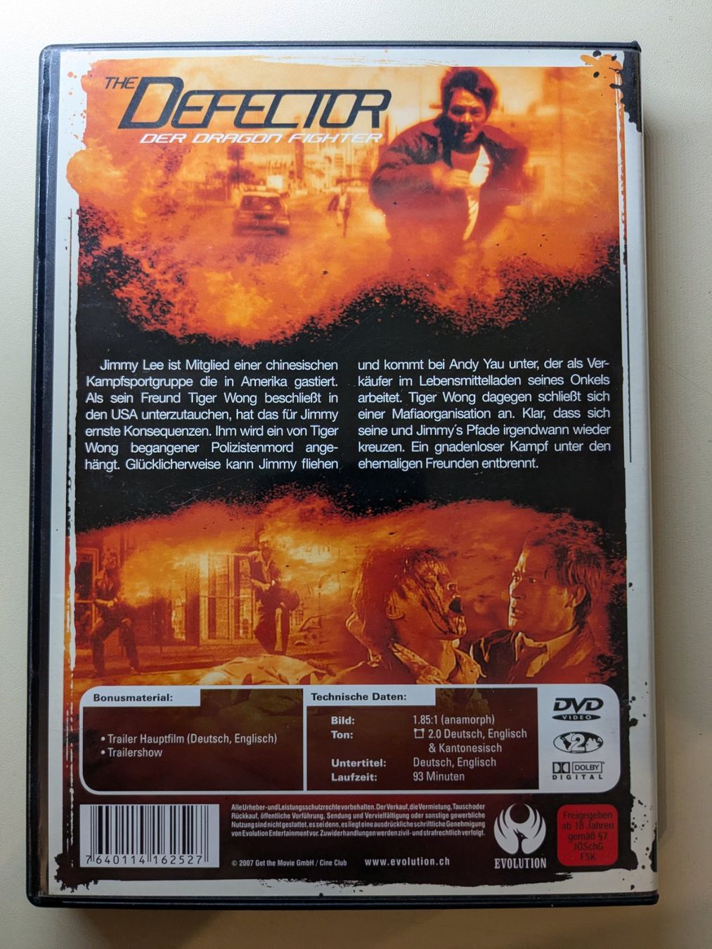 "The Defector - Karate-Kickboxer" mit Jet Li [DVD] (Gebraucht) in Port ...