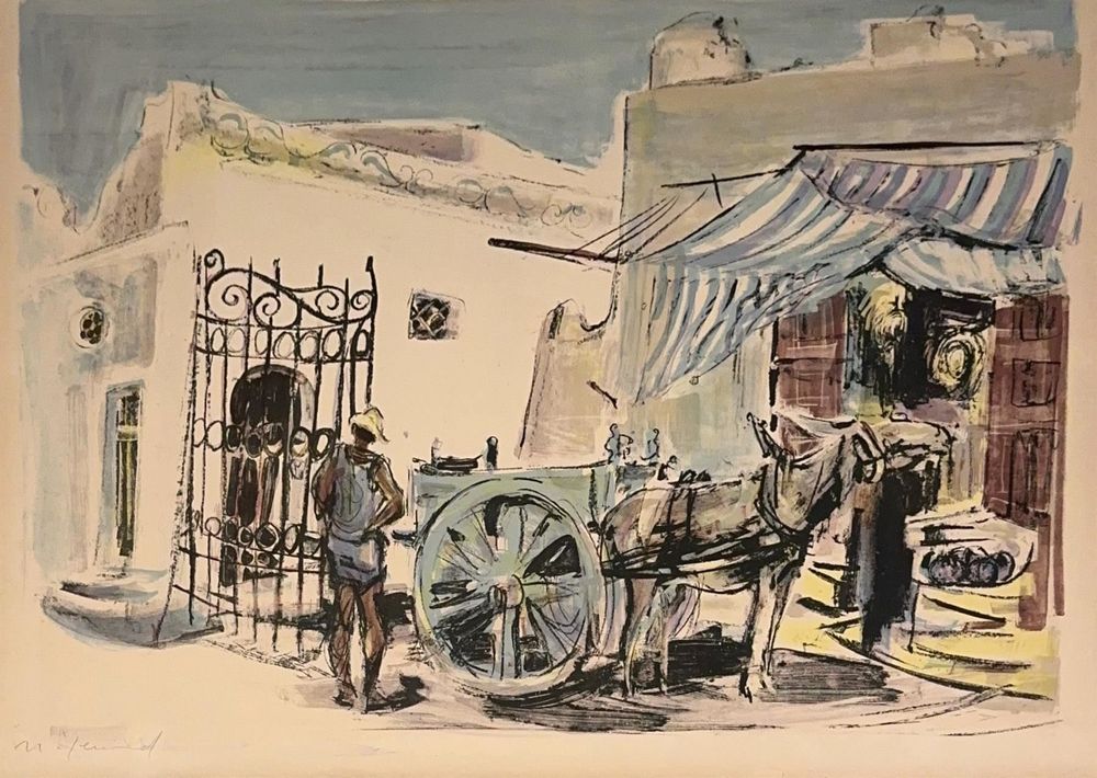 NANETTE GENOUD (1907-1987)FARBLITHO | Kaufen auf Ricardo