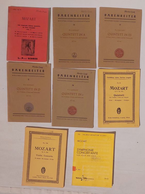 21 Partituren mit Mozarts Werken (Gebraucht) in Zürich für CHF 23 – mit ...