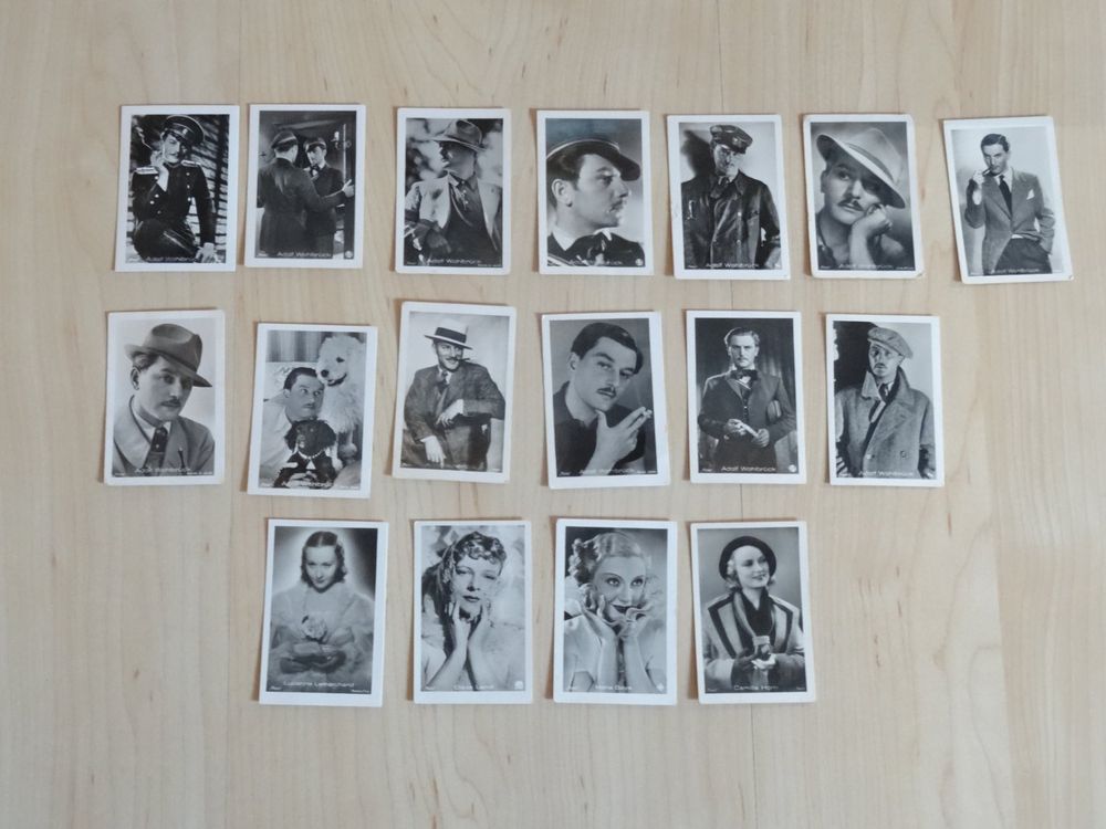 Sammelbilder A.Wohlbrück,E.Landi,L.Lemarchand,C.Horn+M.Goya (Gebraucht ...