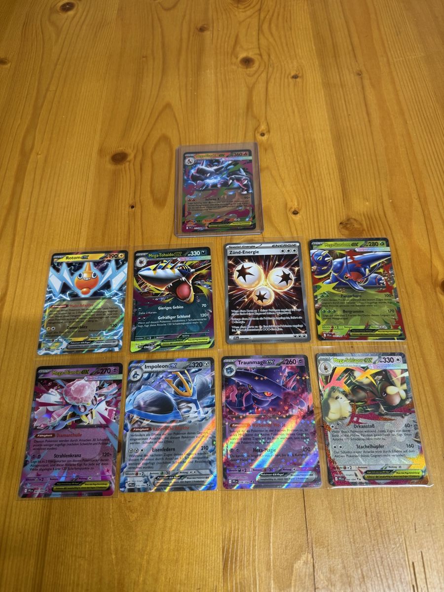 9 seltene Karten aus Fatale Flammen Deutsch (Neu (gemäss Beschreibung ...