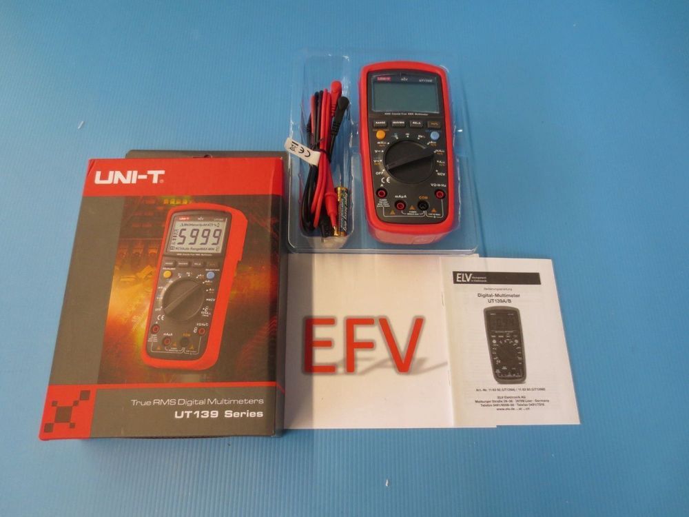 Aktion !!! Uni-Trend Multimeter Messgerät TrueRMS UT139B (Neu und ...