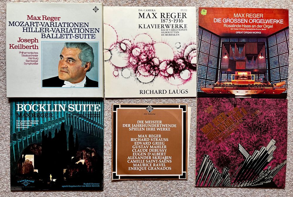 MAX REGER SAMMLUNG 7 LPs TOP - KEILBERTH (Gebraucht) in Unterseen für ...