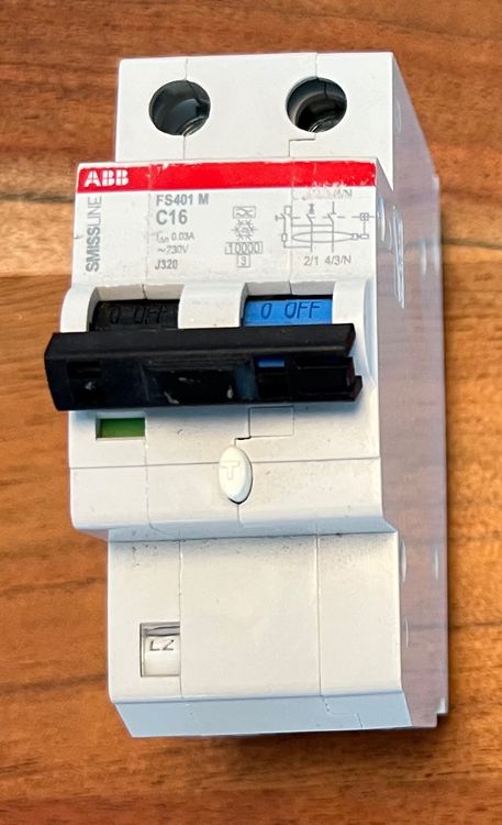 FI/LS ABB SMISSLINE TP 16A/30mA C 1P+N 10kA (Gebraucht) in Romanshorn für CHF 59 – mit Lieferung ...