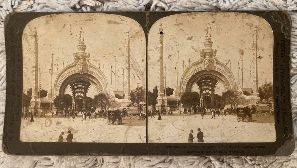 Paris-Weltausstellung-Stereofoto-Stereoskopie-Stereobild | Kaufen auf Ricardo