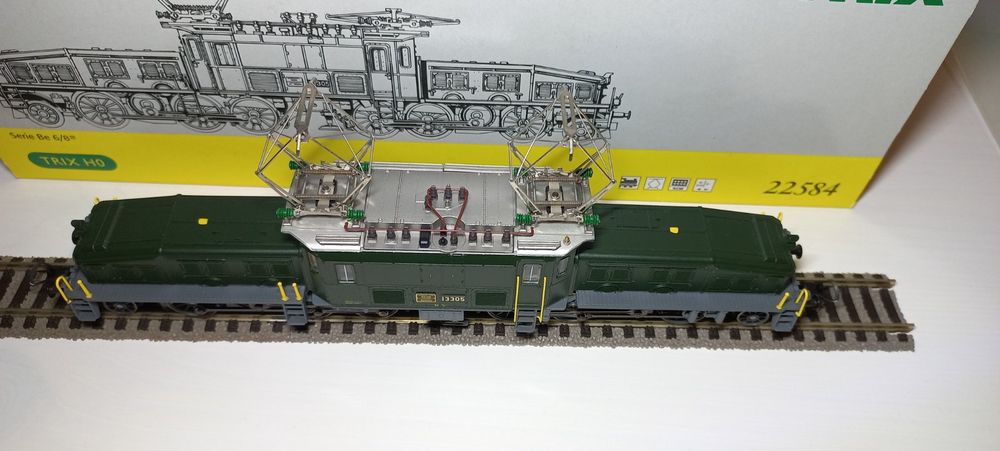 Trix 22584 Krokodil Be 6/8 III 13305 H0 1:87 DC neu (Neu und ...