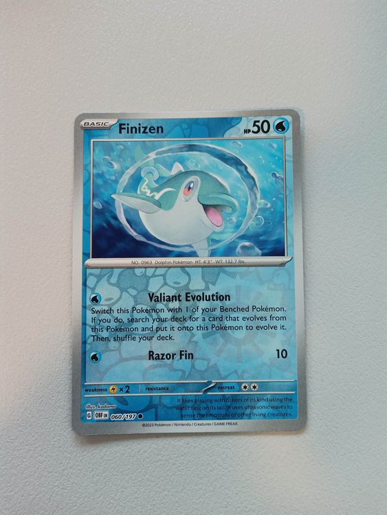 Finizen Normifin Obsidian Flames - Pokemon Reverse Holo (Gebraucht) in ...