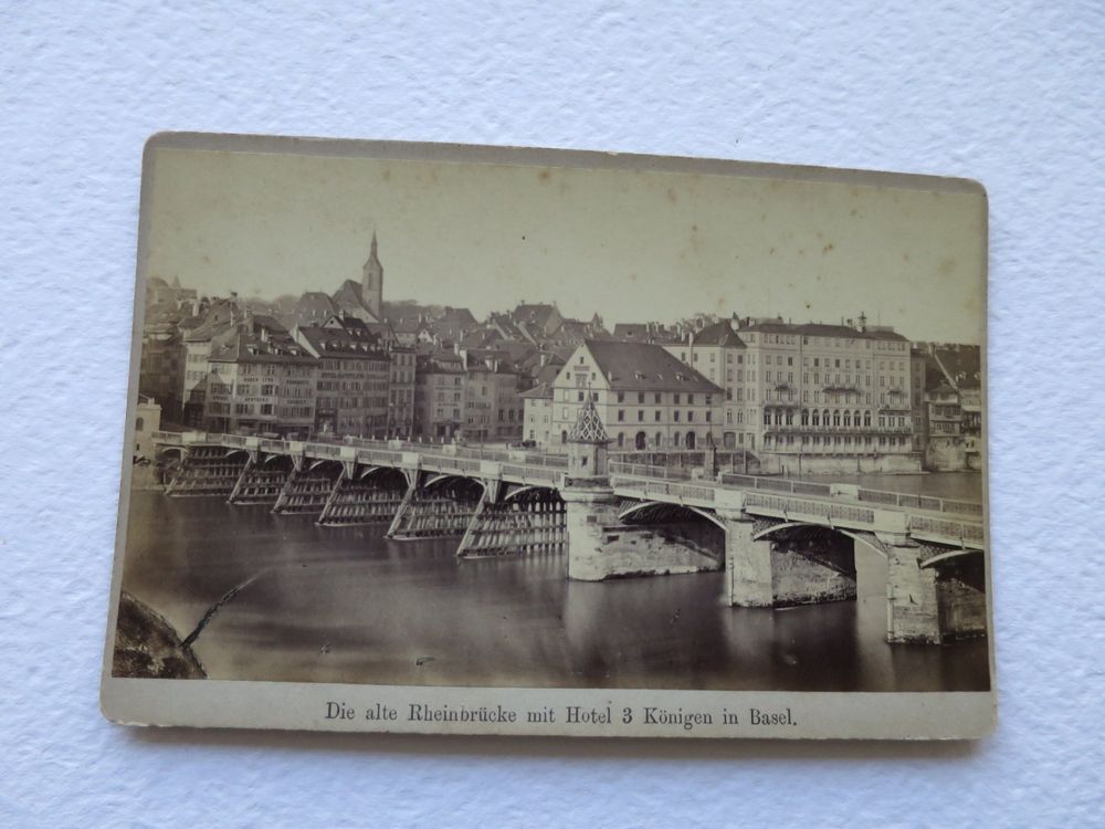 Theodor Leporowski - Rheinbrücke 1887, Basel (Gebraucht) in Zürich für ...