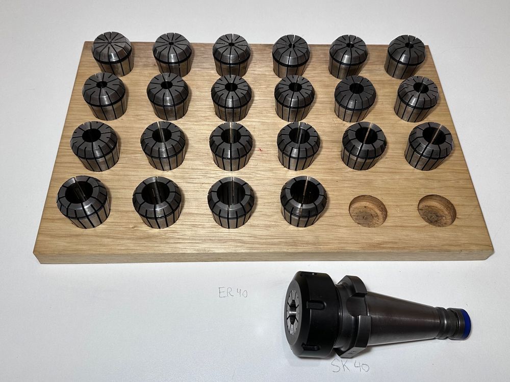 Spannzangensatz Spannzangen rego-fix ER40 Aufnahme SK40 | Kaufen auf Ricardo