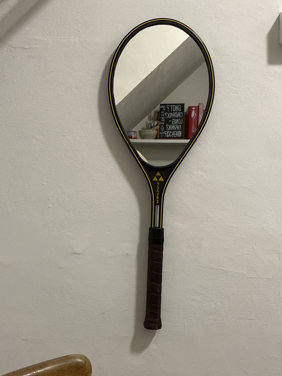 Vintage Tennis Racket-Spiegel (Unikat) | Kaufen auf Ricardo