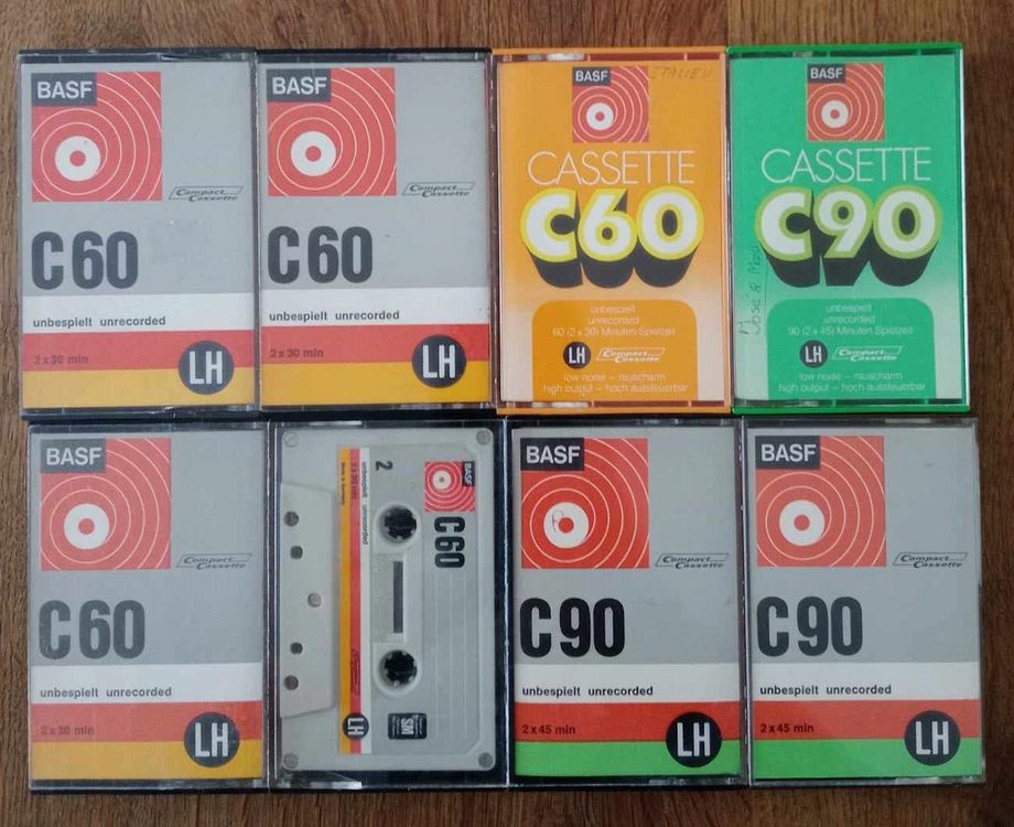 BASF LH C 60 / LH C90 - Cassette MC 8x (Gebraucht) in Le Locle für CHF 20 – mit Lieferung auf ...