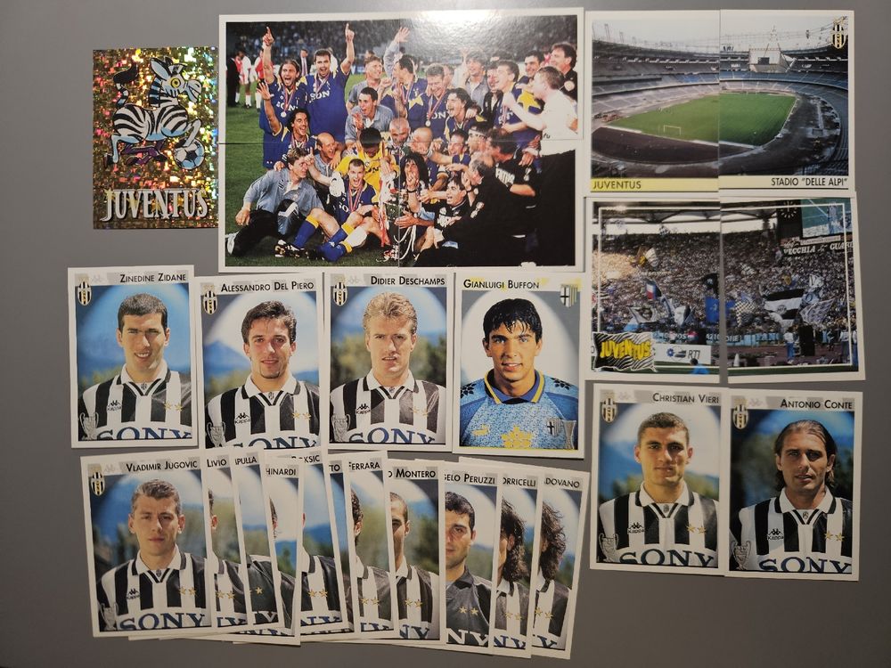 Juventus Turin seltene Panini Sticker 1996, Top Zustand! (Neu (gemäss ...