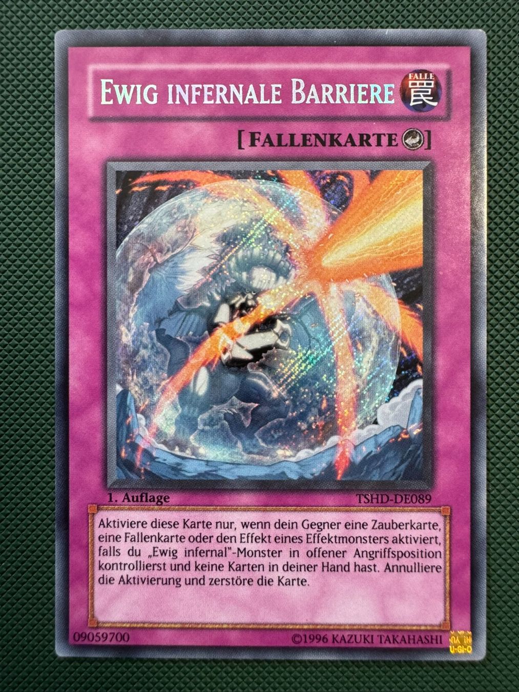 Yugioh Ewig Infernale Barriere Secret Rare TSHD 1.Edition (Gebraucht ...