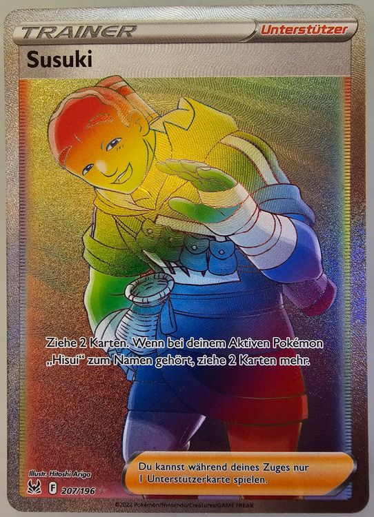 Pokemon Karte Full Art Trainer Susuki Rainbow | Kaufen auf Ricardo