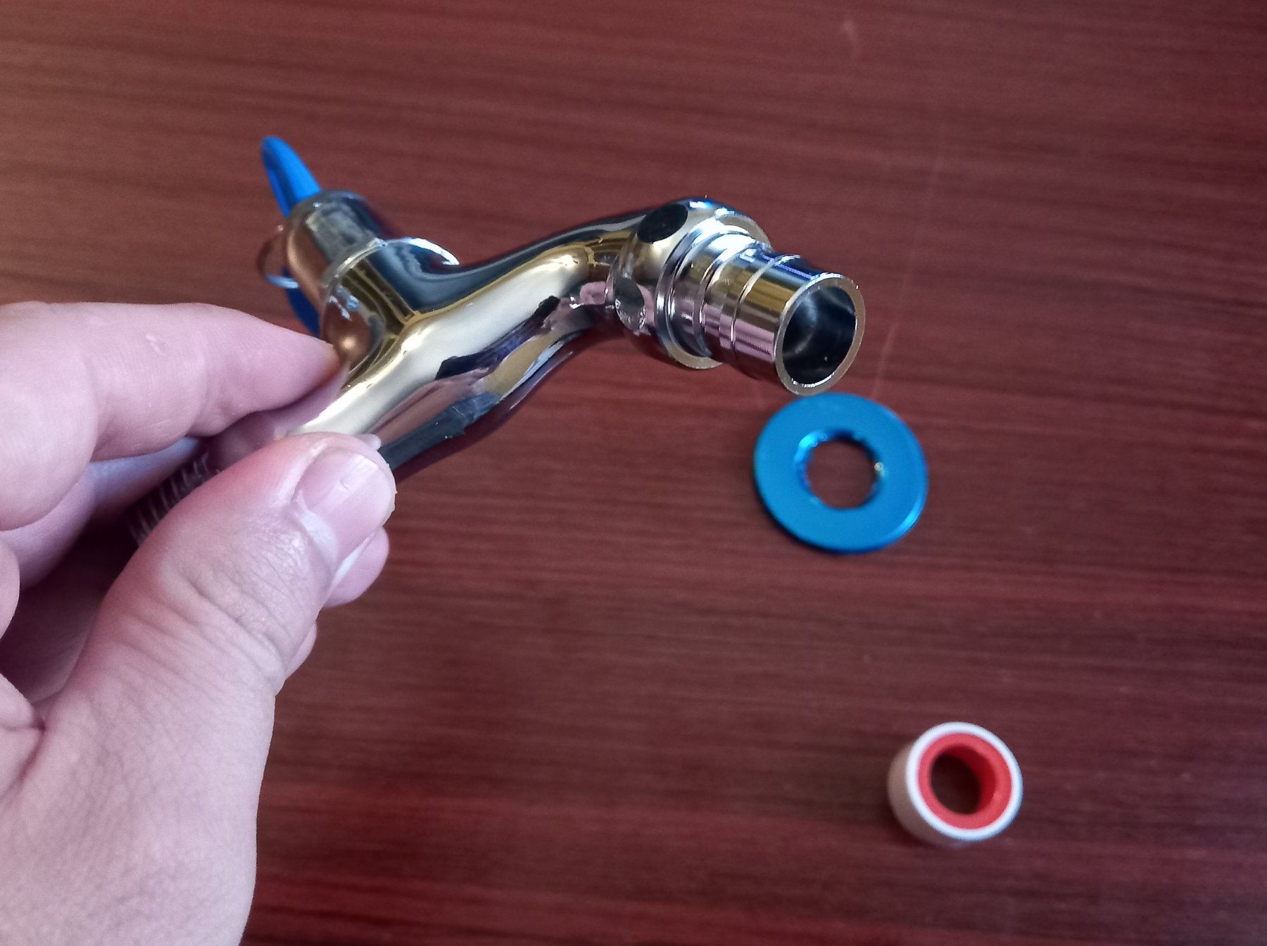 Wasserhahn mit Schloss für Garten oder Camping - Robinet (Neu und ...