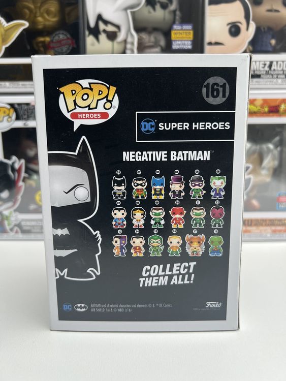 Funko POP! DC Super Heroes Negative Batman Edition Limitée (Neu und ...