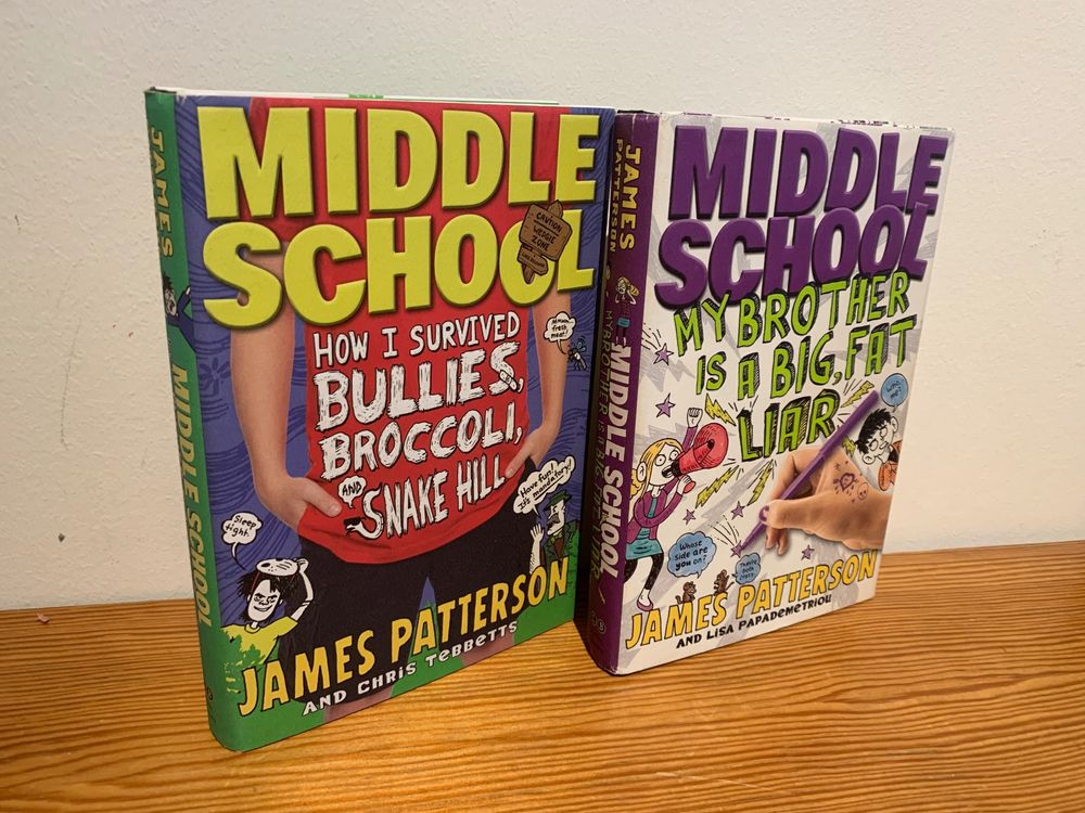 MIDDLE SCHOOL books by James Patterson: Books 3 & 4 (Gebraucht) in ...