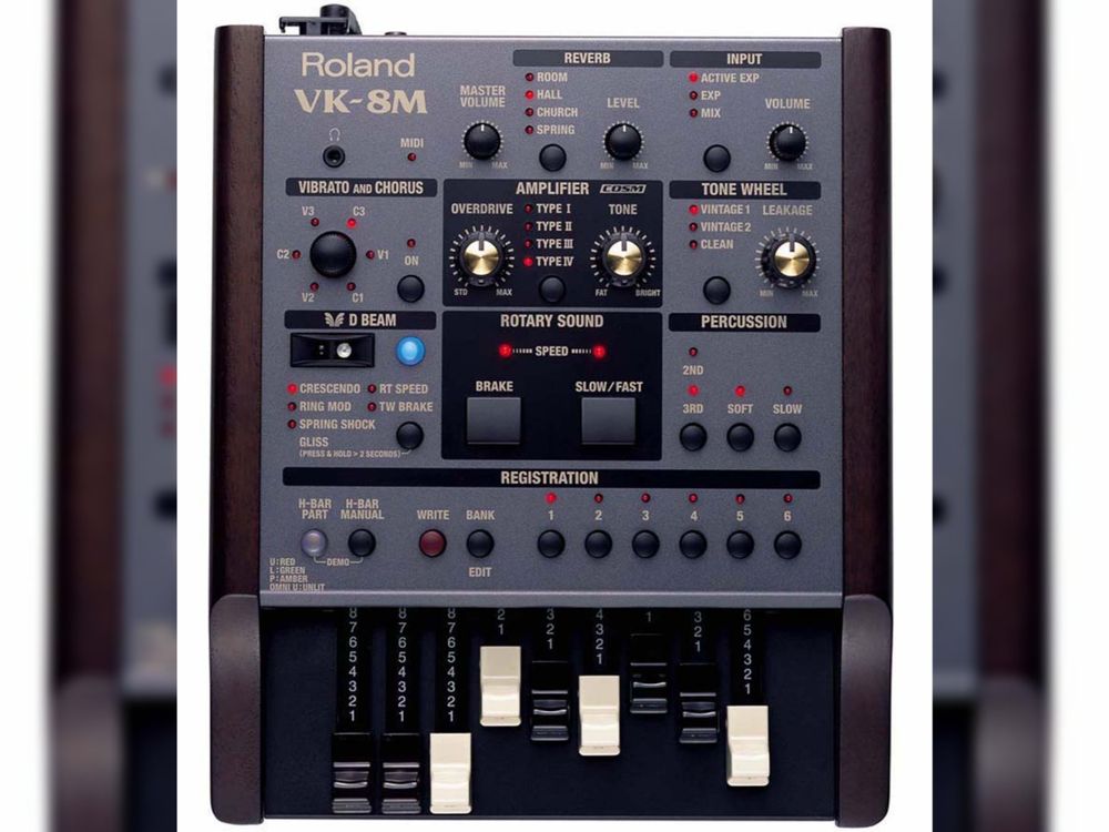 Roland VK-8M Hammond expander mit COSM sim und D-beam (Gebraucht) in ...