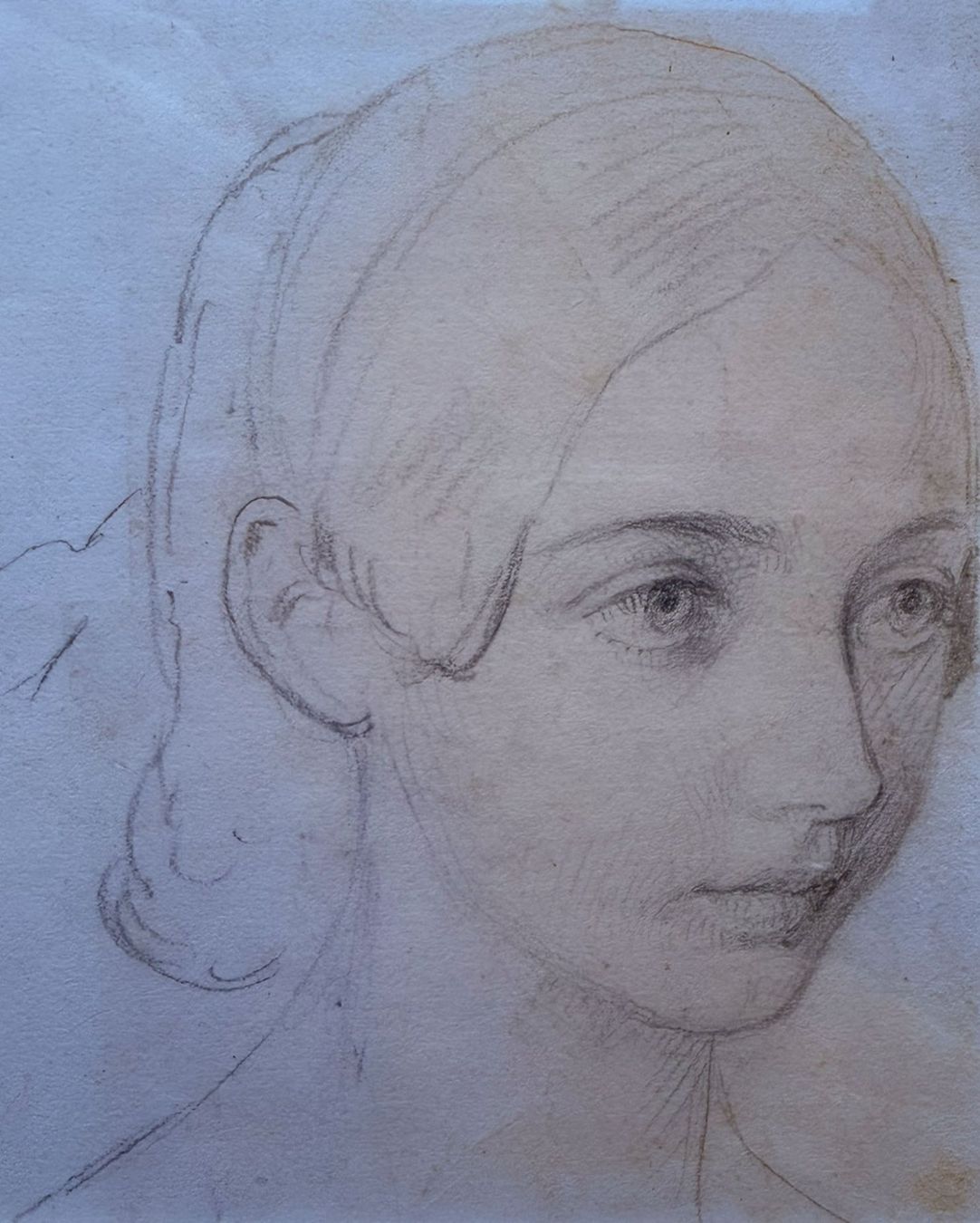 Melchior Paul von Deschwanden Zeichnung antik Amor Mädchen (Gebraucht ...