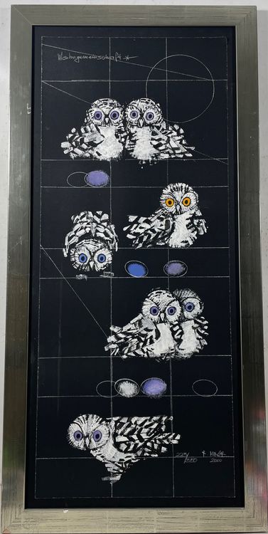 Rudolf Mirer (1937) grosse Lithographie Handsigniert | Kaufen auf Ricardo