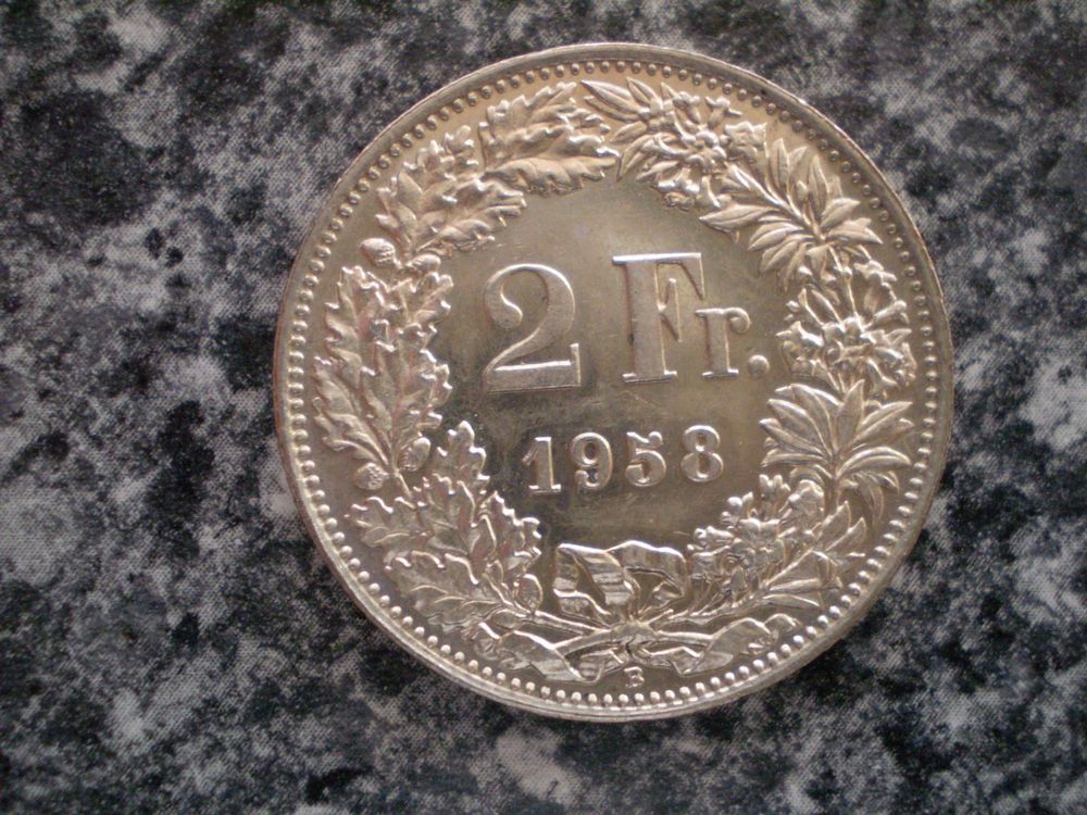 2 Fr.1958 !!! Rar !!! - unz. !!! ab 1.- !!! (Neu (gemäss Beschreibung)) in Dierikon für CHF 8 ...