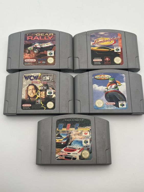 5 Nintendo 64 Wave Racer Rally Lamborghini Spiele N64 Pal | Kaufen auf ...