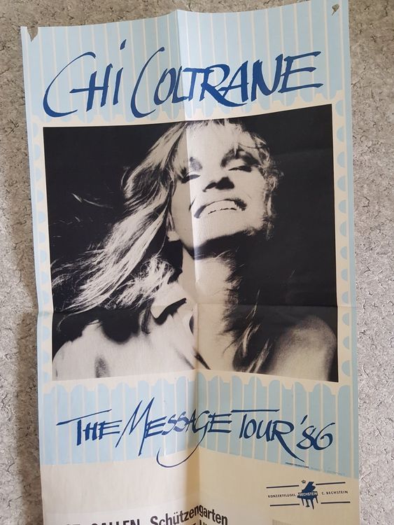 Konzert Plakat Chi Coltrane 1986 | Kaufen auf Ricardo