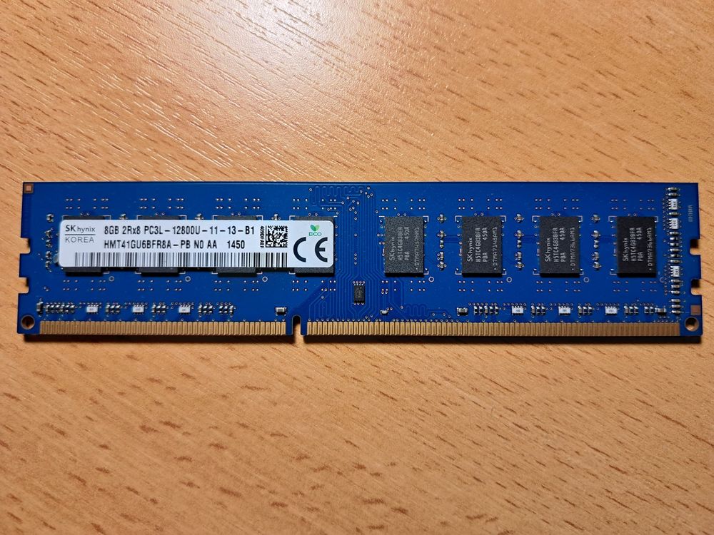 1 Stück HP (SK hynix) Ram 8GB 2Rx8 PC3L-12800U-11-13-B1 (D'occasion) à Effretikon pour CHF 3 ...