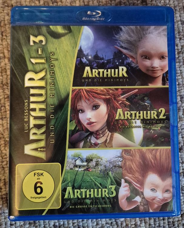 Arthur und die Minimoys 1-3 Blu-ray Box, Top Zustand (Gebraucht) in ...