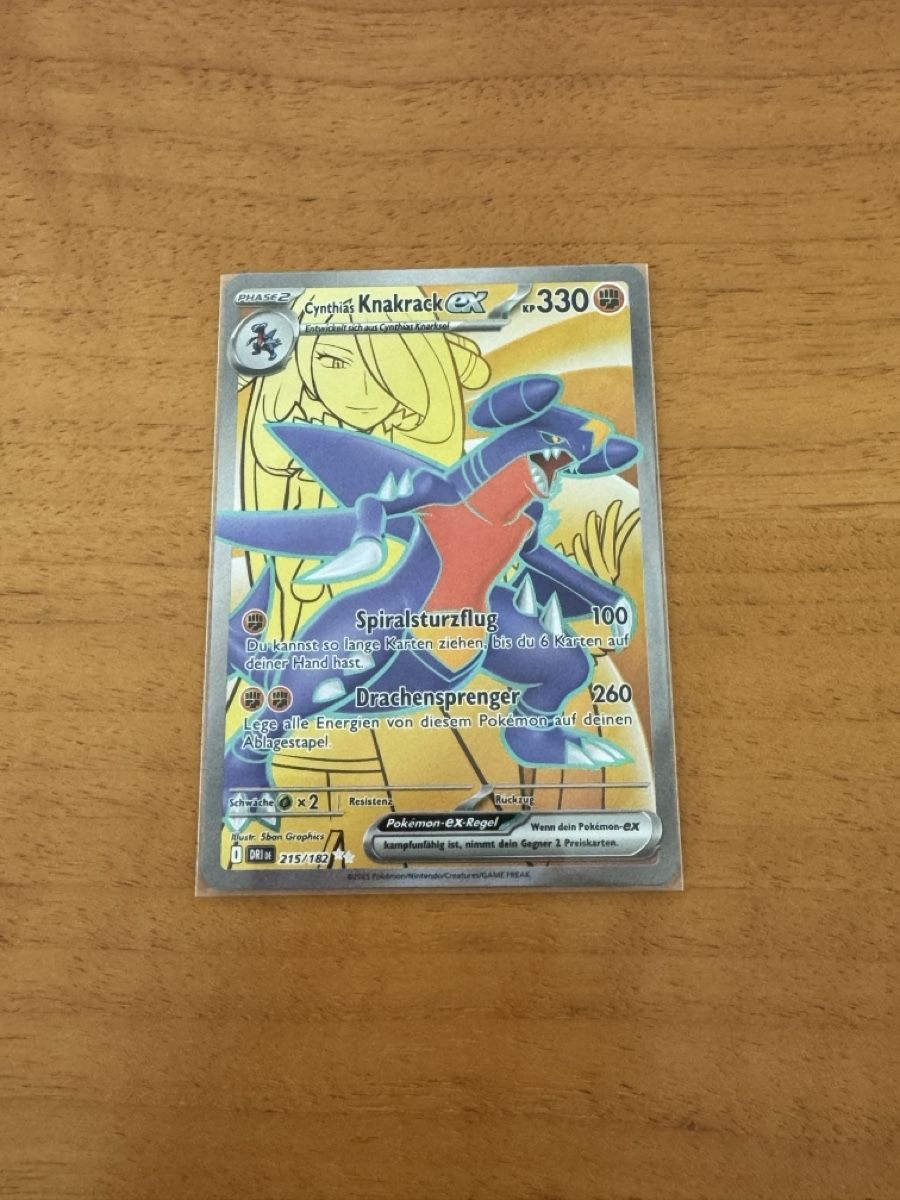 Pokemon DRI DE Cynthias Knakrack ex 215/182 (Neu (gemäss Beschreibung)) in Rheineck für CHF 5 ...